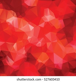 Red Abstract Polygon Background Stock Vector (Royalty Free) 527603410 ...