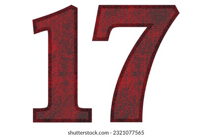 Red Number 17