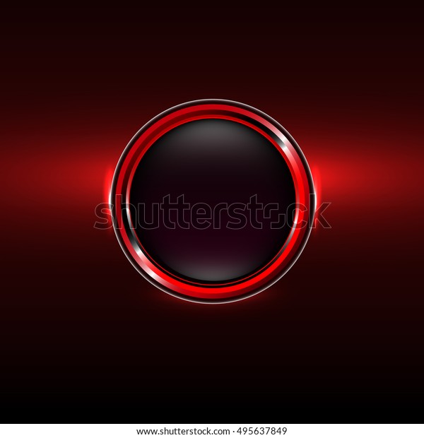 Red Button Logo Stock Vector (Royalty Free) 495637849 | Shutterstock