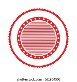 Red Circular Stamp Abstract Art Deco Stock Vector (Royalty Free ...