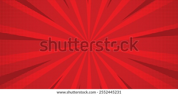 Red Comic Zoom Background Vector Free Stock Vector (Royalty Free) 2552445231 | Shutterstock