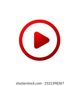 Youtube Music Logo Red Play Icon Stock Vector (Royalty Free) 1743035933 ...