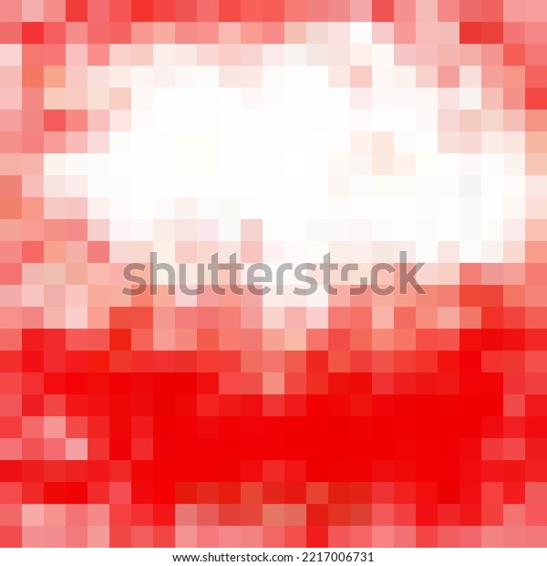Red Pixel Background Vector Graphics Template Stock Vector (Royalty ...