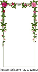 2,185 Rose Rectangle Border Images, Stock Photos & Vectors | Shutterstock