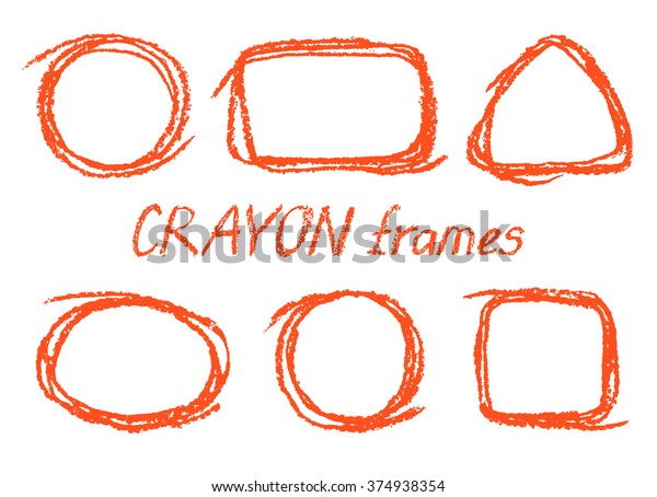 Red Round Square Triangular Design Elements Stock Vector (Royalty Free ...