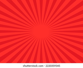 Red Sun Burst Effect Vector Illustration Stock Vector (Royalty Free) 2220359345 | Shutterstock