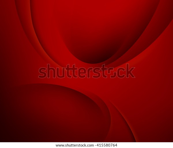 Red Vector Template Abstract Background Curves Stock Vector (Royalty ...