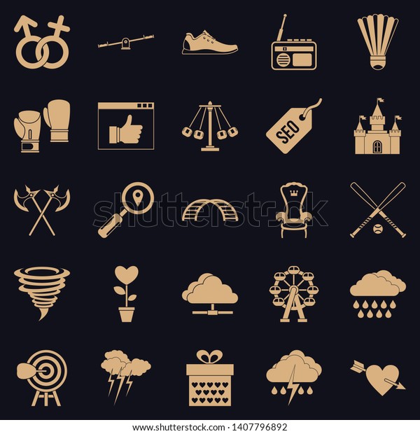 Reference Icons Set Simple Set 25 Stock Vector (Royalty Free ...