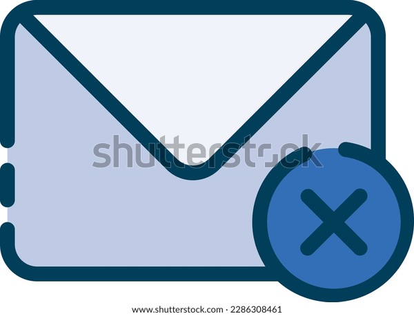 Remove Message Icon Typically Represents Action Stock Vector (Royalty ...