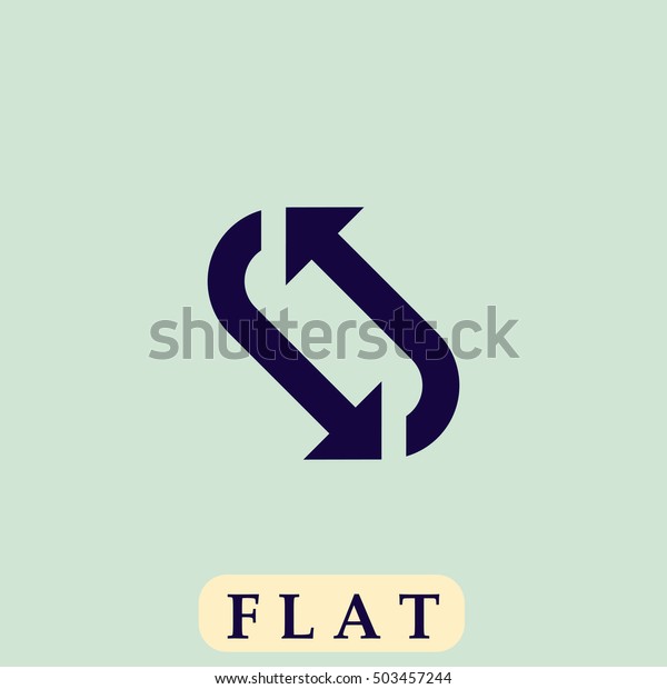 Repetition Icon Vector Flat Simple Pictogram Stock Vector (Royalty Free ...