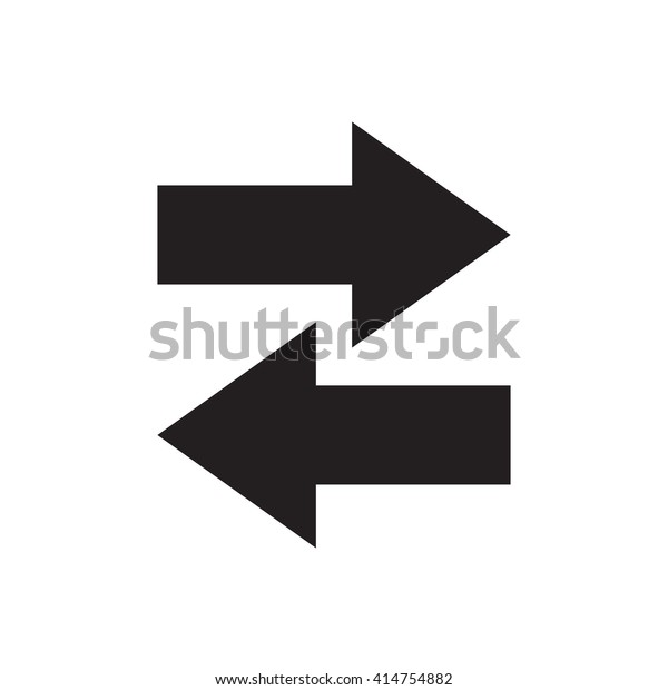 Replace Arrow Icon Stock Vector (Royalty Free) 414754882 | Shutterstock