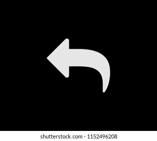 Reply Arrow Vector Stock Vector (Royalty Free) 1152496208 | Shutterstock