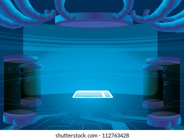 Research Lab Vector Stock Vector (Royalty Free) 112763428 | Shutterstock