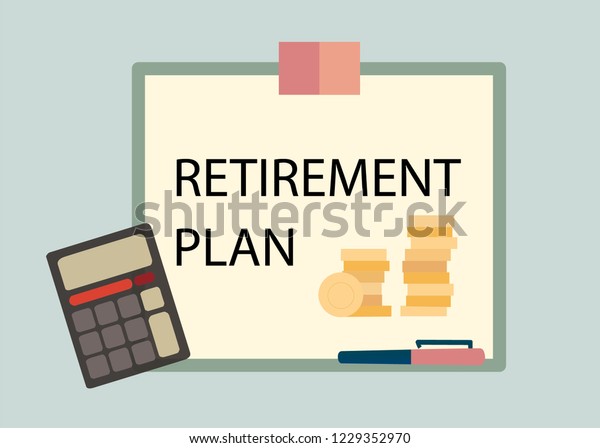 Retirement Plan Vector Concept Stock Vector (Royalty Free) 1229352970 ...