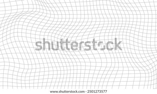 Retrofuturistic Wavy Grid Wireframes Background 4k Stock Vector ...