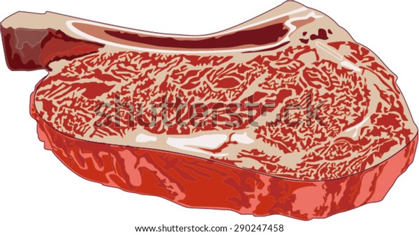 Ribeye Stock Vector (Royalty Free) 290247458 | Shutterstock