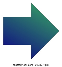 Right Arrow Icon Gradient Vector Stock Vector (Royalty Free) 2198977835 ...