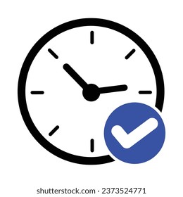 Right Time Icon Vector Graphics Stock Vector (Royalty Free) 2373524771 ...
