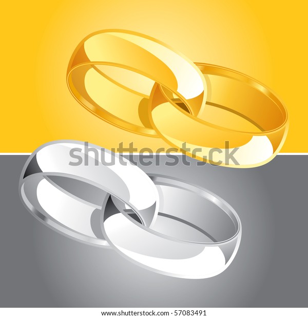 Ring Set 2 Vector Drawing Stock Vector (Royalty Free) 57083491 ...