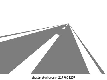 Road White Lines Vector Background Stock Vector (Royalty Free ...