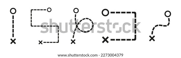 Roadmap Project Development Roadmapping Line Art Stock Vector (Royalty ...