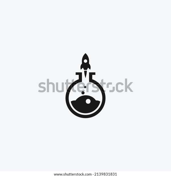 Rocket Lab Logo Design Vector Illustration Stock Vector (Royalty Free ...