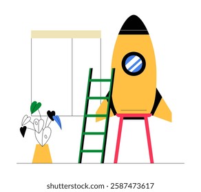 2,801 Ladder Rocket Stock Vectors and Vector Art | Shutterstock