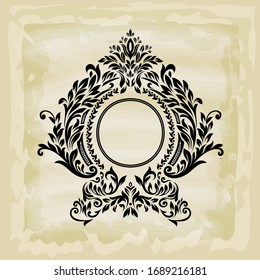 Rococo Texture Pattern Vector Floral Ornament Stock Vector (Royalty ...