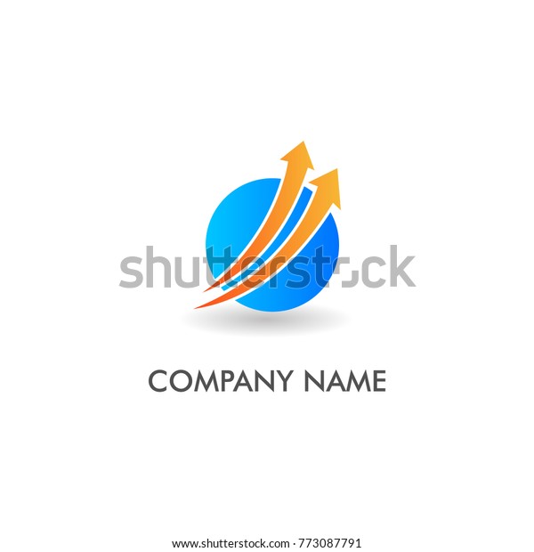 Round Arrow Progress Logo Stock Vector (Royalty Free) 773087791 ...