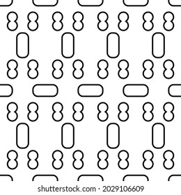 Rounded Abstract Repeated Shapes Vector Stock Vector (Royalty Free ...