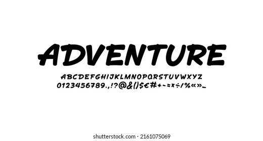 Rounded Font Script Alphabet Calligraphy Cursive Stock Vector (Royalty ...