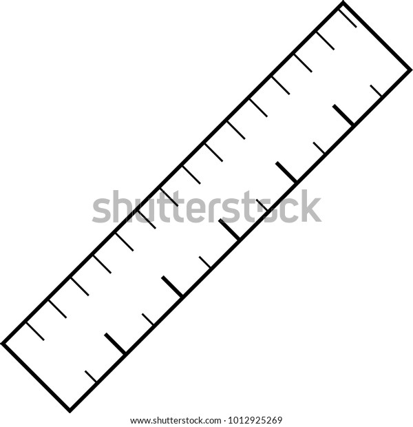 Ruler Icon Ruler Scale Icon Vector Stock Vector (Royalty Free ...