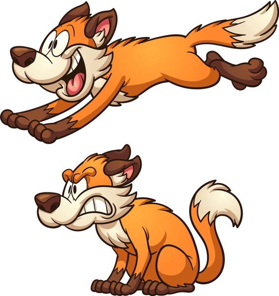 125 Angry Running Fox Cartoon Images, Stock Photos, 3D objects ...