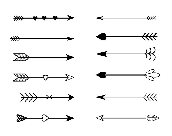8,780 Bow Arrow Template Vector Royalty-Free Images, Stock Photos ...