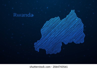 62 Rwanda Hand Drawn Map Images, Stock Photos, 3D objects, & Vectors ...