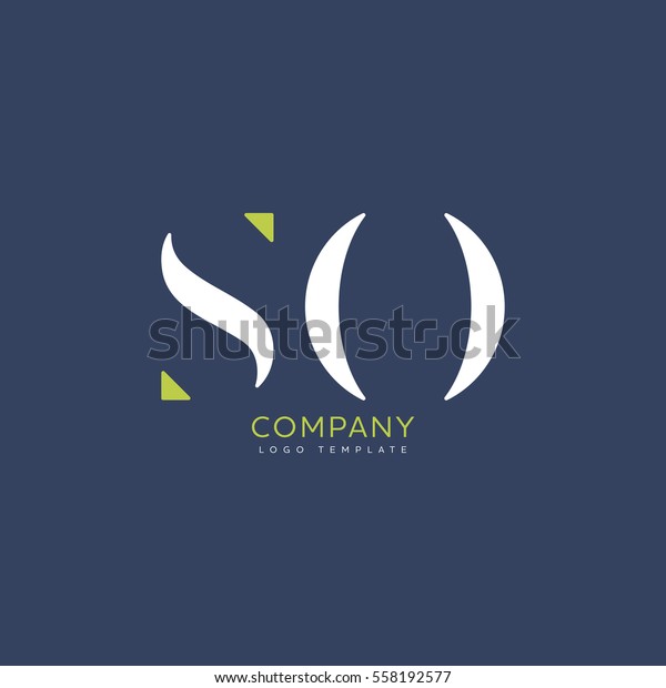 S O Logo Vector Template Stock Vector (Royalty Free) 558192577 ...