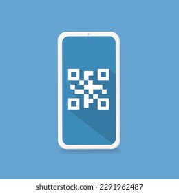 Scan Qr Code Icon Barcode Scanner Stock Vector (Royalty Free ...