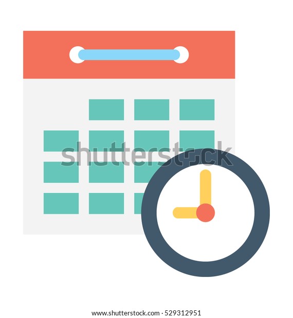 Schedule Vector Icon Stock Vector (Royalty Free) 529312951 | Shutterstock