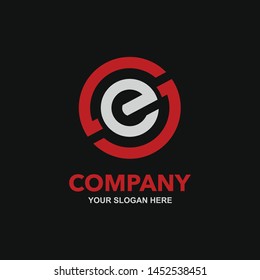 Se Es Initial Logo Template Vector Stock Vector (Royalty Free ...