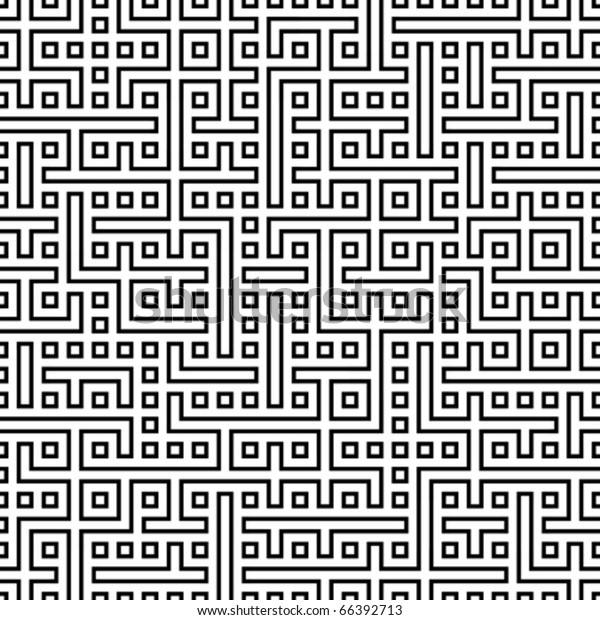 Seamless Abstract Geometric Vector Pattern Continuous Stock Vector ...