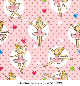 Seamless Ballet Pattern Stock Vector (Royalty Free) 67935622 | Shutterstock