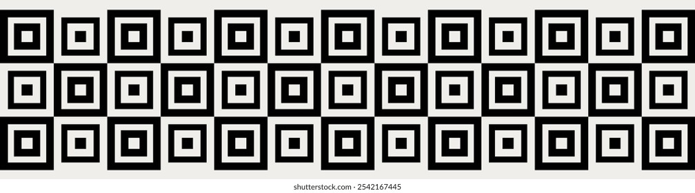 Seamless Black White Geometric Art Deco Stock Vector (Royalty Free ...