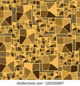 Bronze Metallic Triangle Seamless Texture 3d Stock Illustration ...