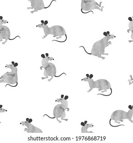 Mushak Lord Gajanana Vehicle Rat Seamless Stock Vector (Royalty Free ...
