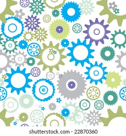 Seamless Cogs Background Stock Vector (Royalty Free) 22870360 ...