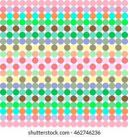 Seamless Dot Pattern Light Colored Background Stock Vector (Royalty ...