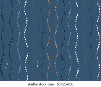 Seamless Dotted Wavy Pattern Texture Points Stock Vector (Royalty Free ...