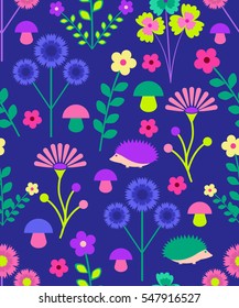 Seamless Flower Pattern Vector Illustration Stock Vector (Royalty Free) 547916527 | Shutterstock