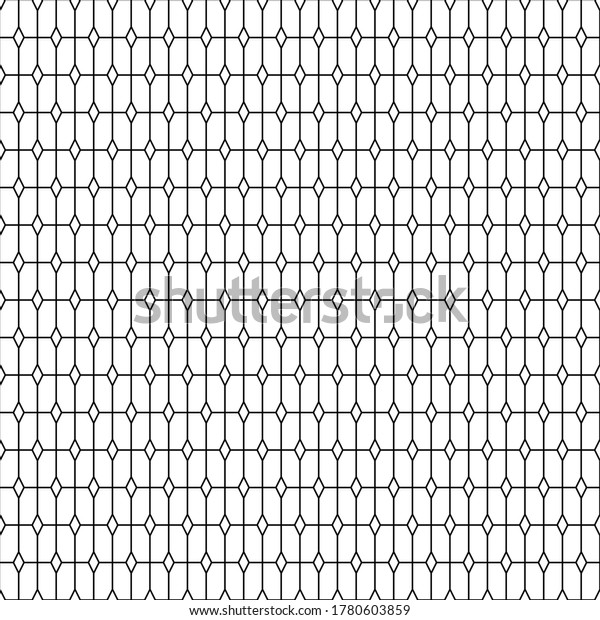 Seamless Geometrical Grid Pattern Simple Abstract Stock Vector (Royalty ...
