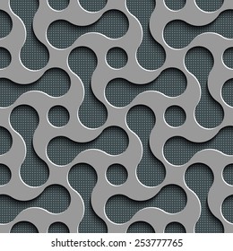 Seamless Grid Background Vector Regular Texture Stock Vector (Royalty ...